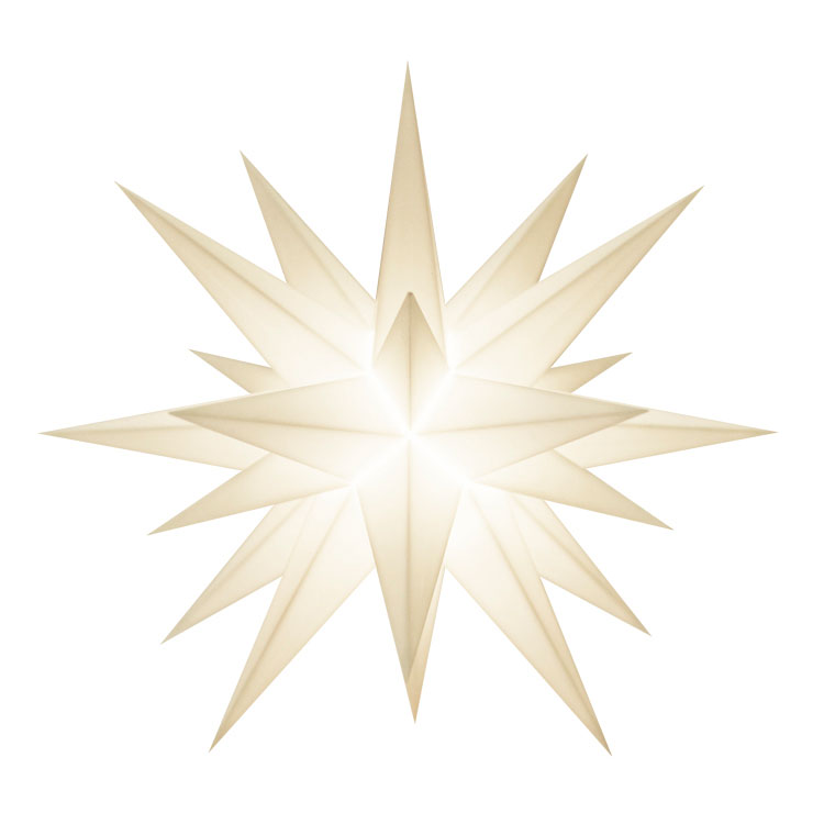 Herrnhuter Stern weiss